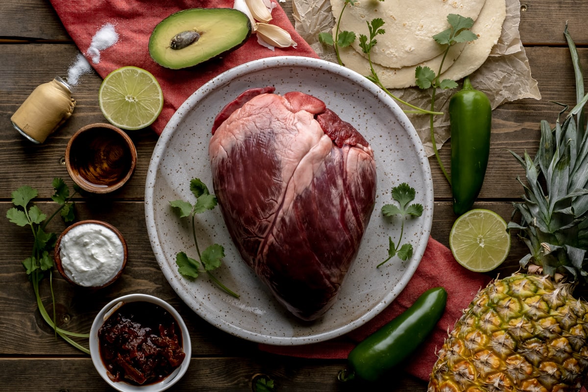 Grilled Elk Heart Tacos | Peak to Plate