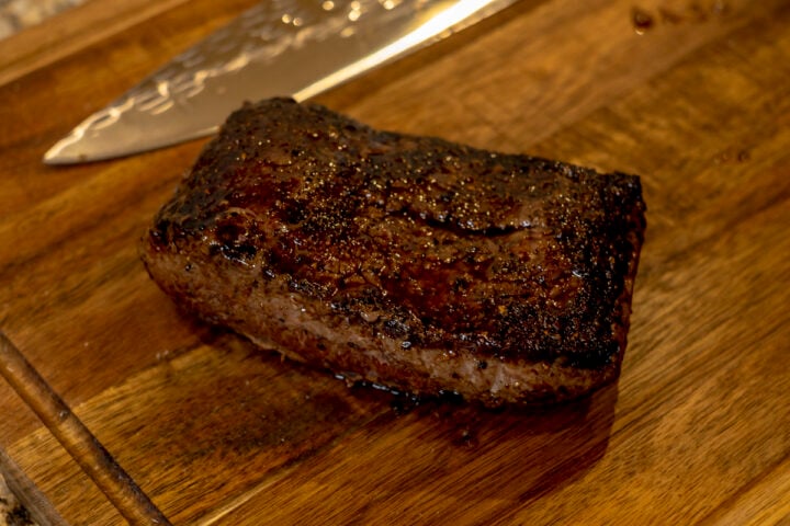 Elk Backstrap with Red Wine Mushrooms | Peak to Plate