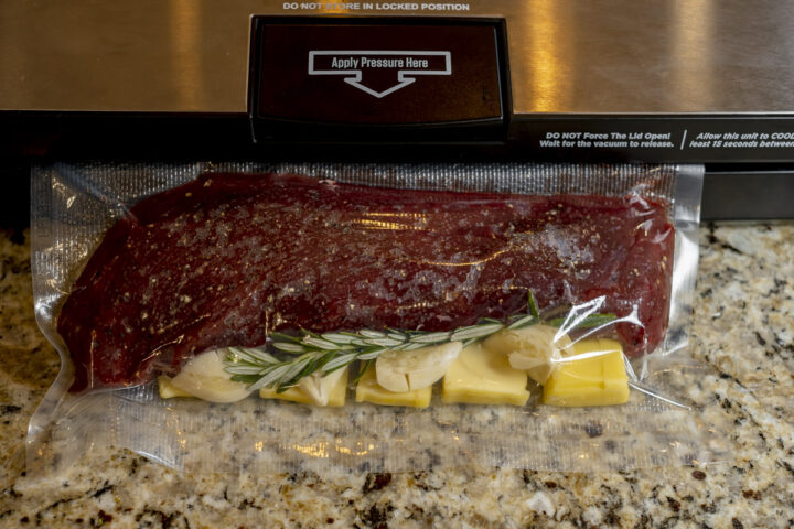 Sous Vide Elk Tenderloin with Rosemary Shallot Compound Butter | Peak ...