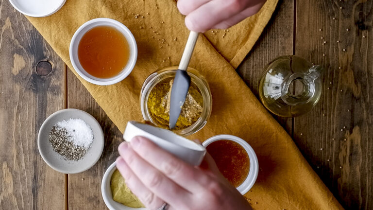 Easy Homemade Honey Mustard Dressing Recipe | Peak to Plate