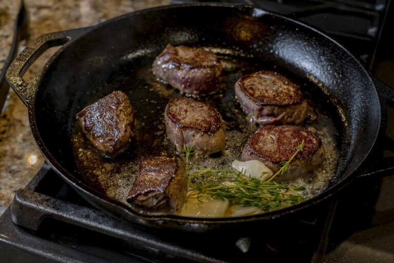Butter-Basted Elk Tenderloin Medallions | Peak to Plate