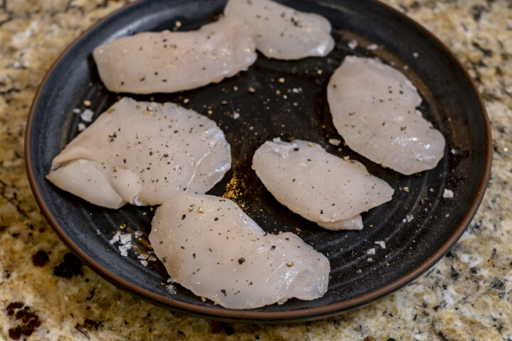 Butter-Basted Halibut Cheeks with Garlic and Thyme | Peak to Plate