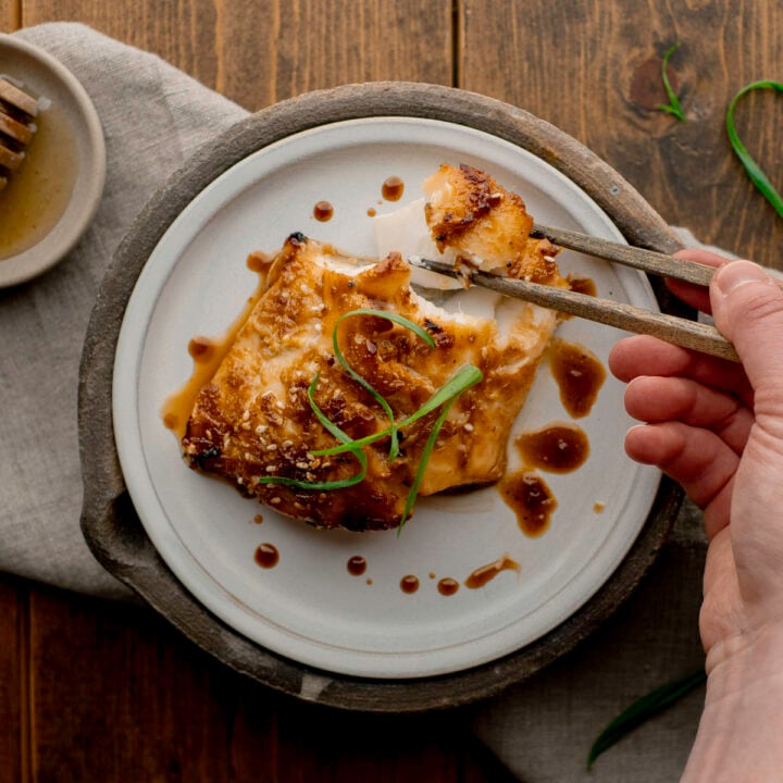 Honey-Soy Glazed Cod (Easy Asian Cod Recipe) | Peak to Plate