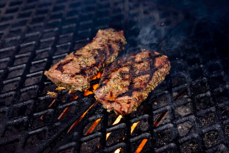 Greek Pronghorn (Antelope) Steak Salad | Peak to Plate
