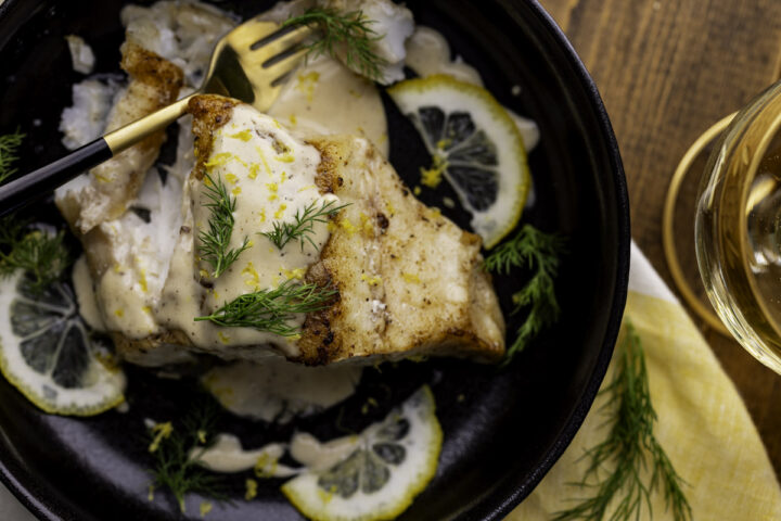 Pan-Seared Lingcod Recipe with White Wine Sauce | Peak to Plate