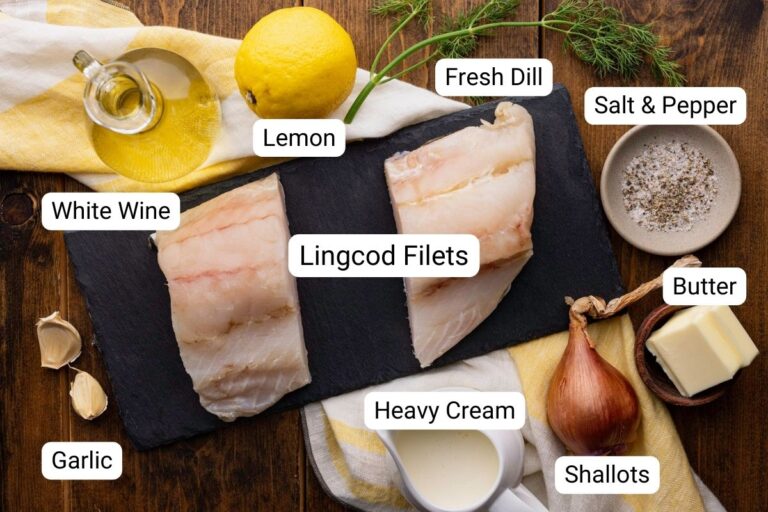Pan-Seared Lingcod Recipe with White Wine Sauce | Peak to Plate