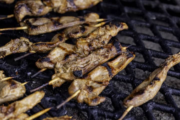 Grouse Satay with Peanut Sauce | Peak to Plate