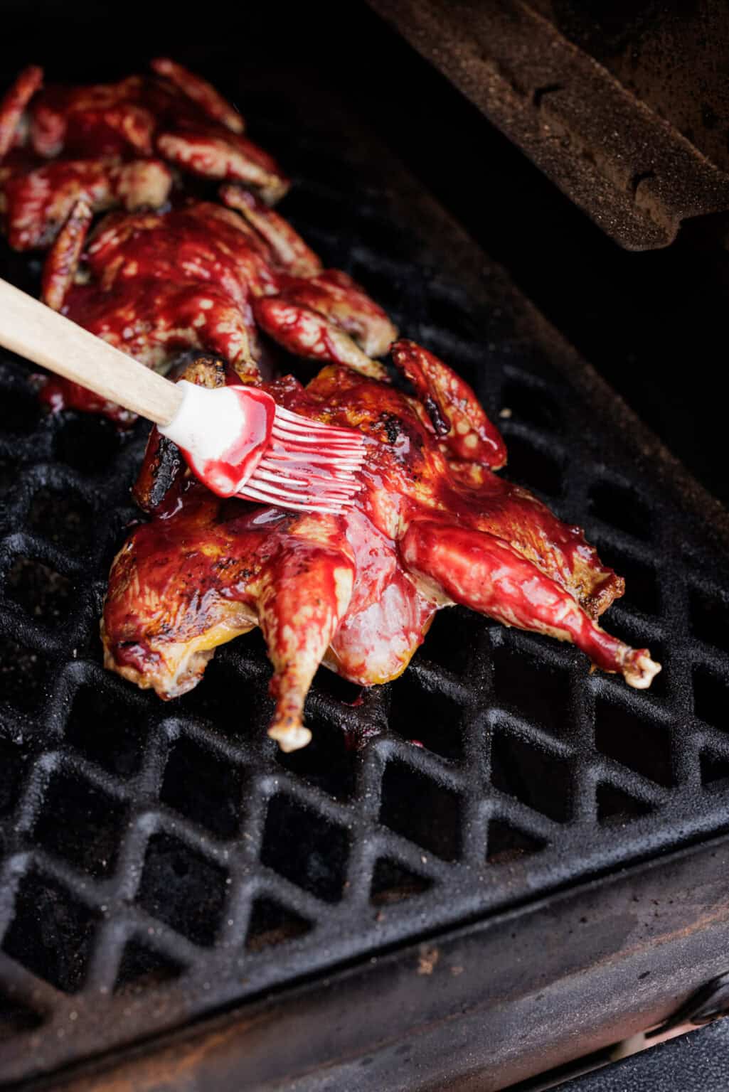 Grilled Whole Chukar with Plum Sauce | Peak to Plate