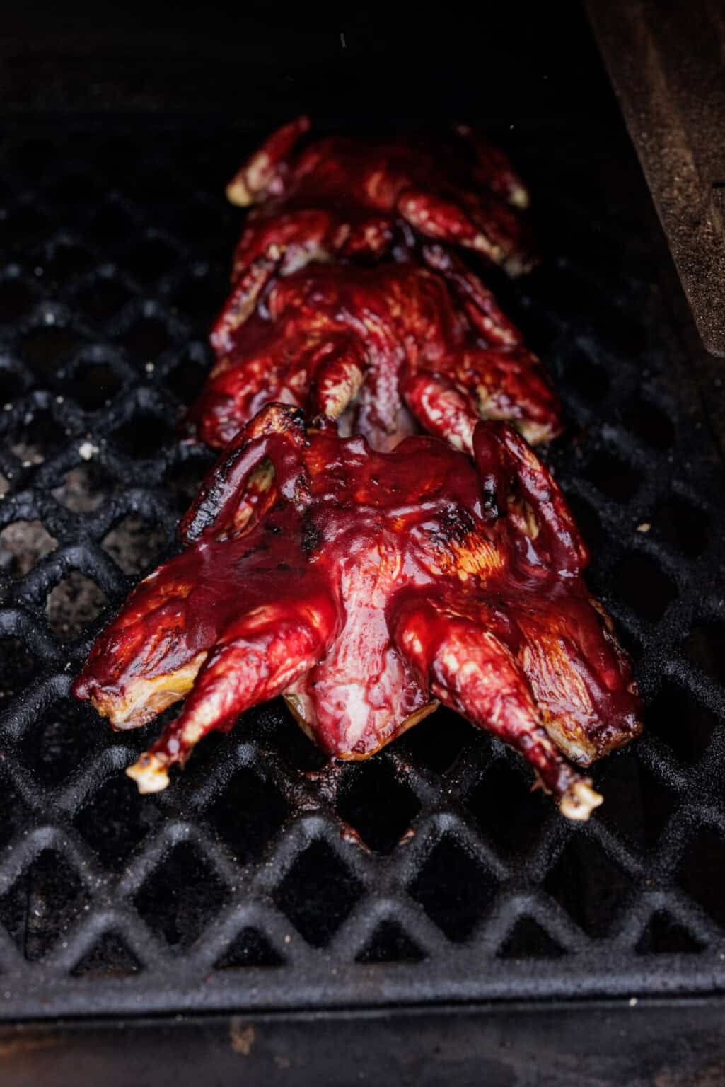 Grilled Whole Chukar with Plum Sauce | Peak to Plate