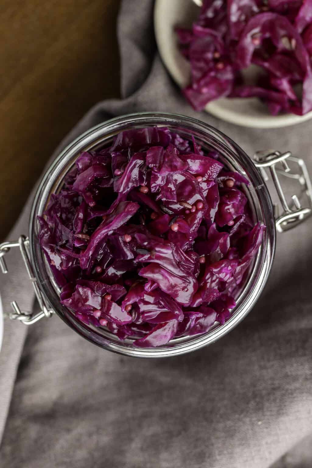 Red Cabbage Sauerkraut (Fermented Red Cabbage) | Peak to Plate
