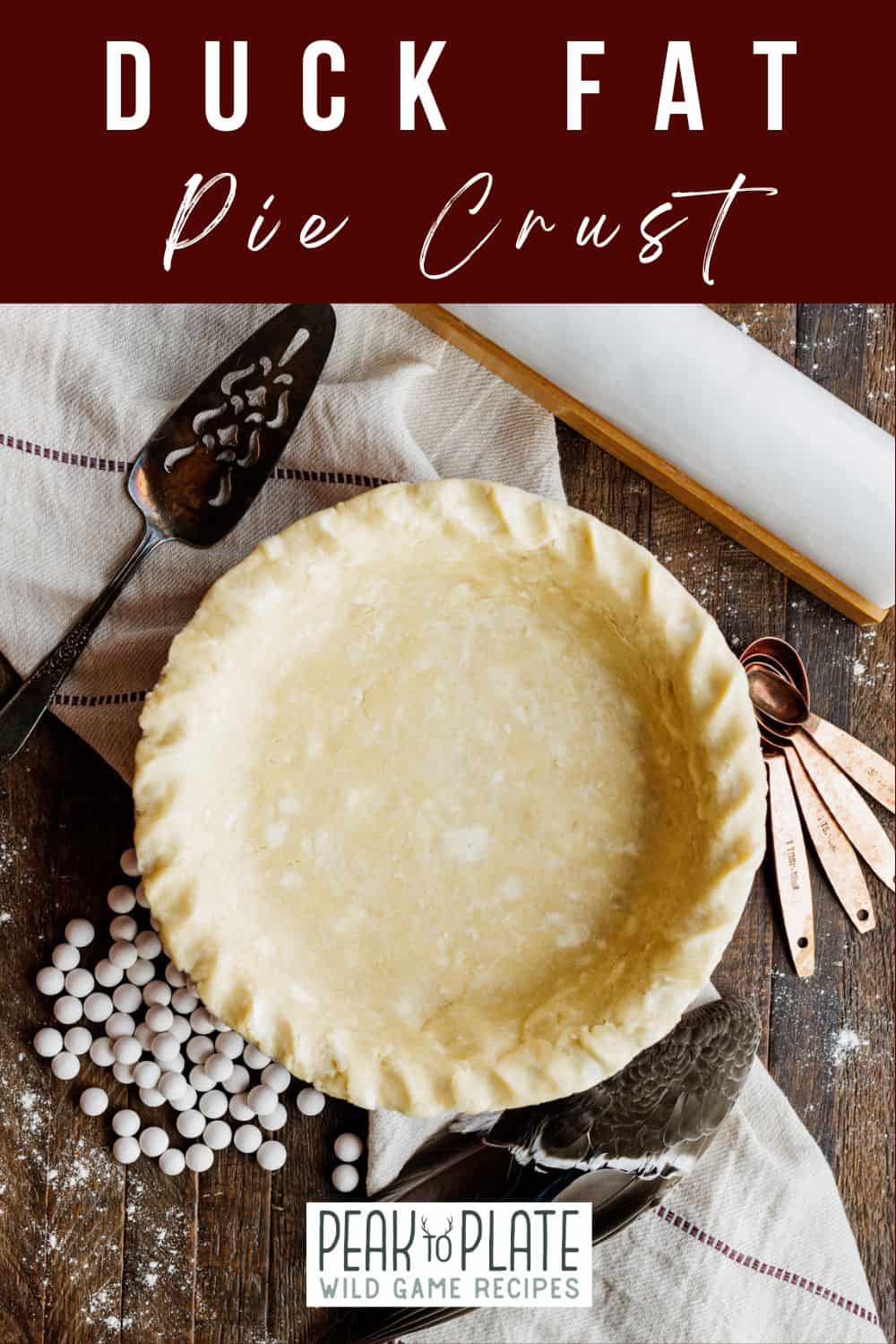 Duck Fat Pie Crust | Peak to Plate