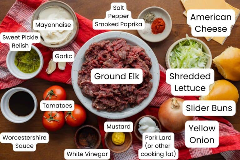 Elk Chopped Cheese Sliders | Peak to Plate