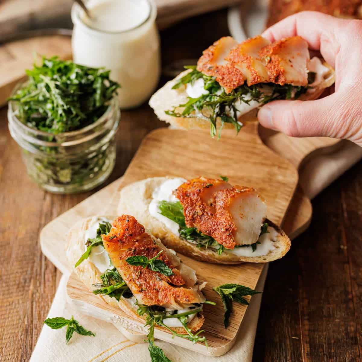 Smoked Trout BLT Sandwich | Peak to Plate