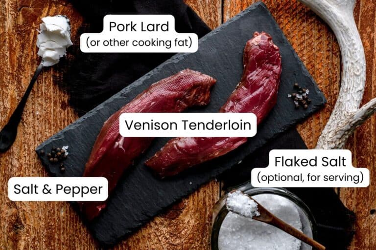 Simple Cast Iron Venison Tenderloin (Under 30 Minutes!) | Peak to Plate