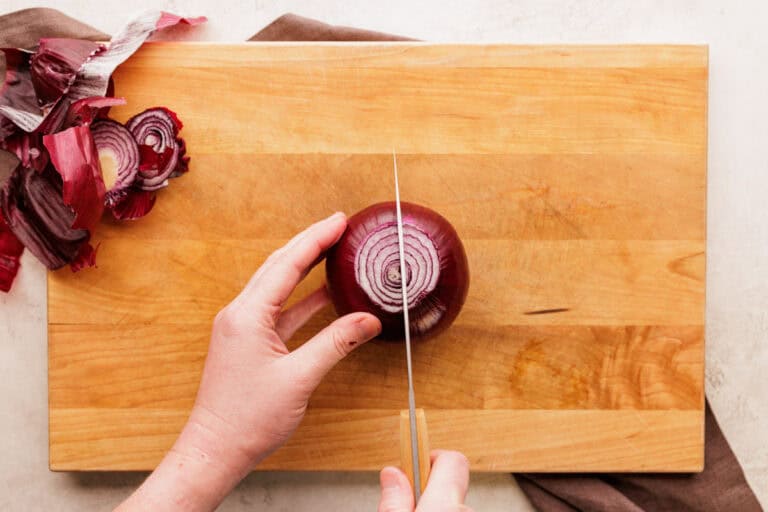 Quick Pickled Red Onions with Apple Cider Vinegar | Peak to Plate