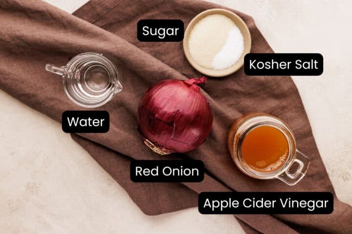 Quick Pickled Red Onions with Apple Cider Vinegar | Peak to Plate