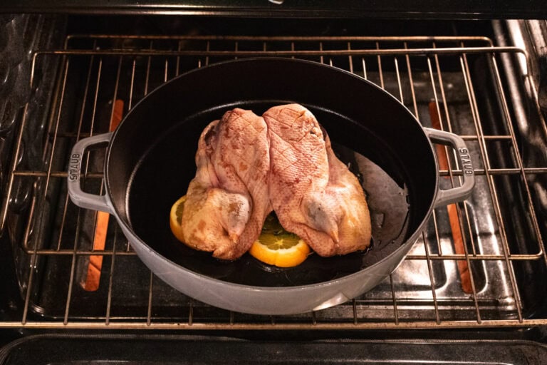 Easy Roasted Duck Recipe with Grapes | Peak to Plate